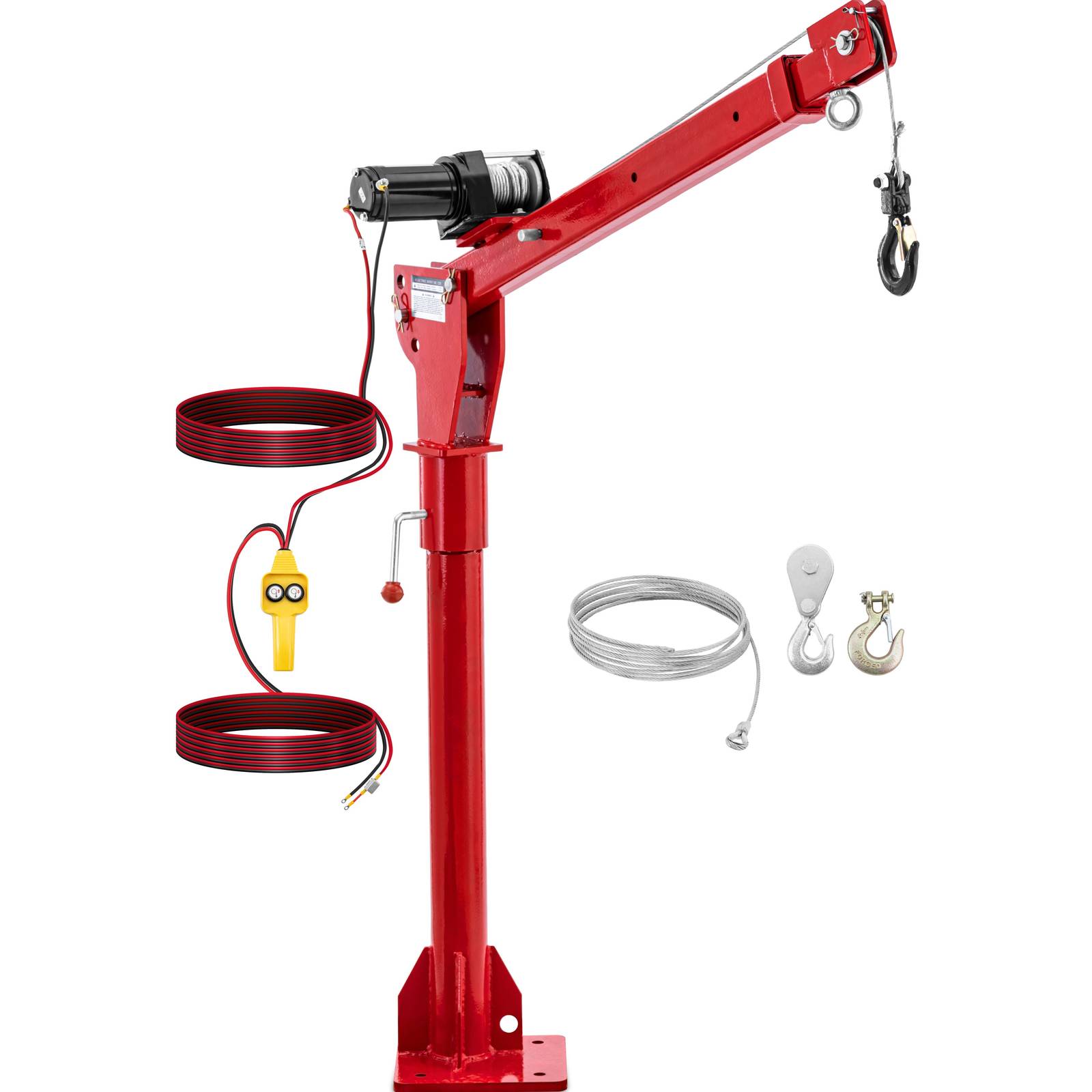 Grúa de carga con cabrestante de 12 V - 800 kg - 360° | Leroy Merlin