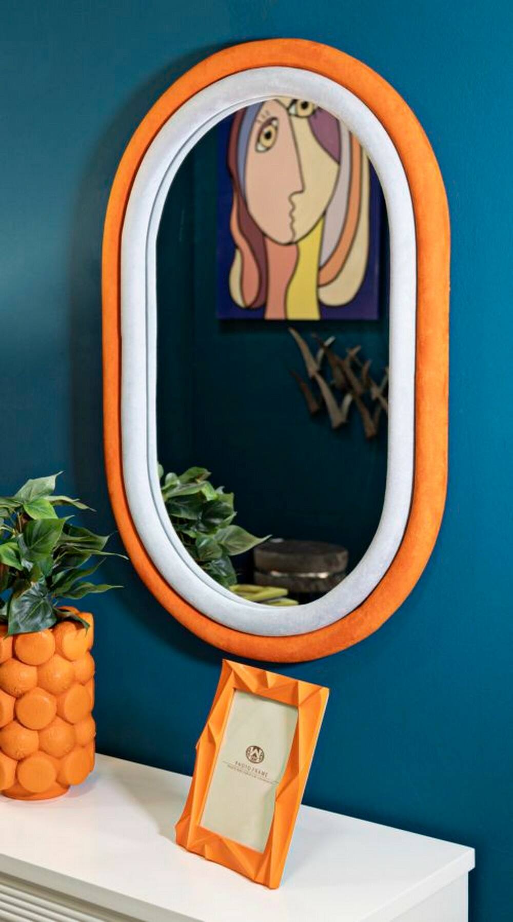 Miroir Blello, Verre miroité, Objet d'ameublement mural, Décoration ...