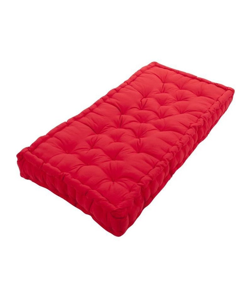 COTTON WOOD Coussin de palette uni - 100% coton - 60 x 120 x 10 cm ...