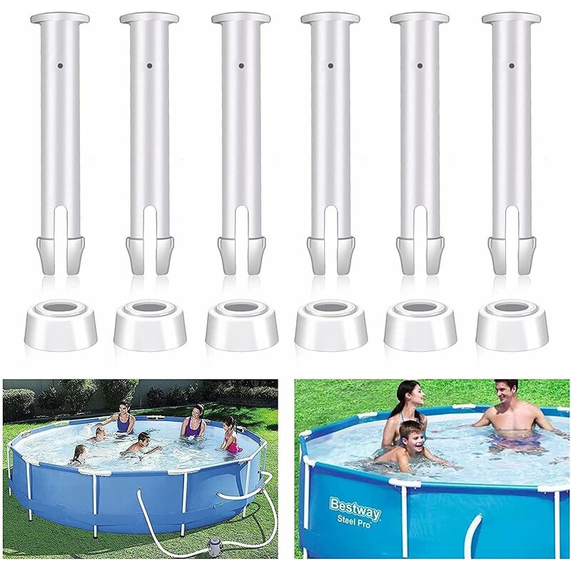 Sunshine smile Set mit 12 Ersatzteilen für Schwimmbäder - Länge: 5,5 cm ...