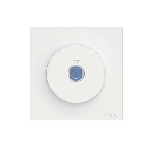 Prise télévision Odace Styl complet Schneider Electric CS1020 | Leroy ...