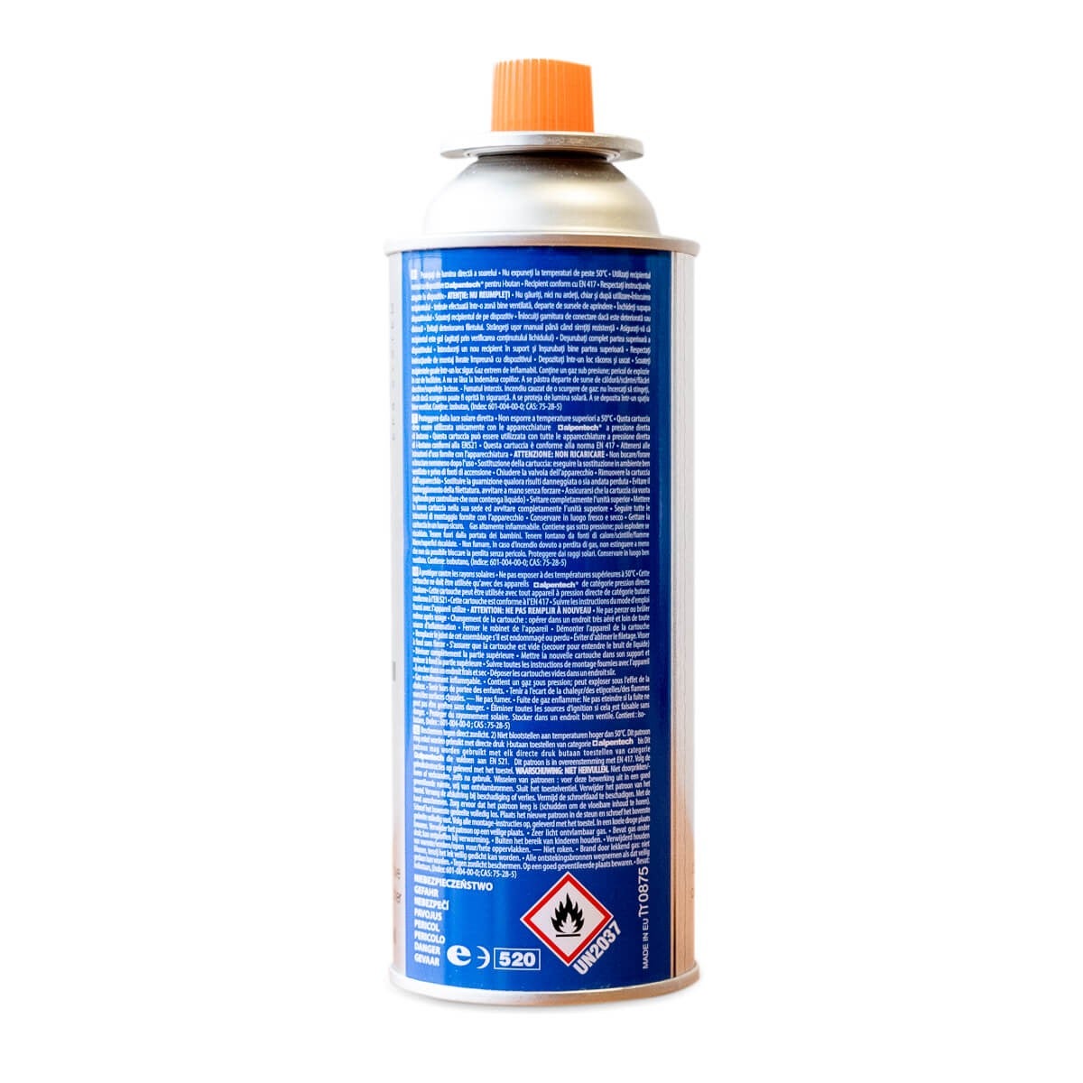 Paquete de 16 cartuchos de gas ALPENTECH 250g butano Botella de gas ...