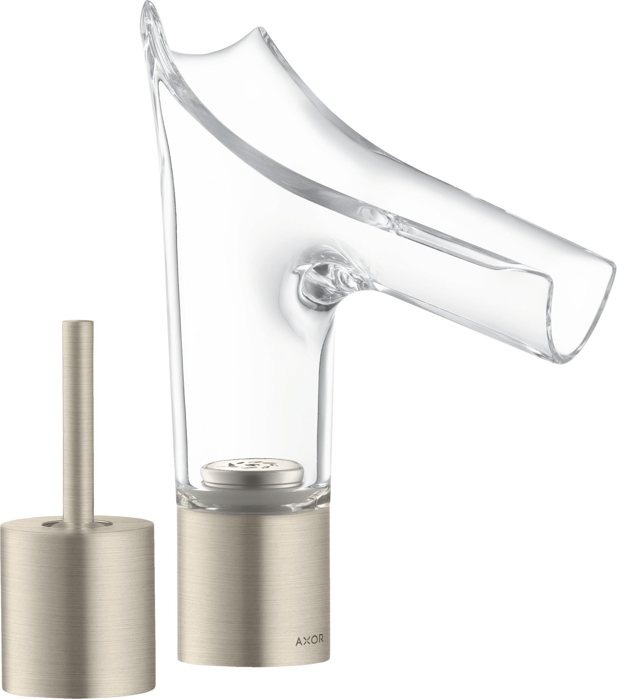 Hansgrohe AXOR Starck V Mezclador de lavabo de 2 agujeros 110 con kit ...
