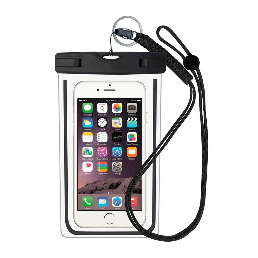 Etui mobile étanche pour smartphone universel Noir 1 paquet | Leroy Merlin