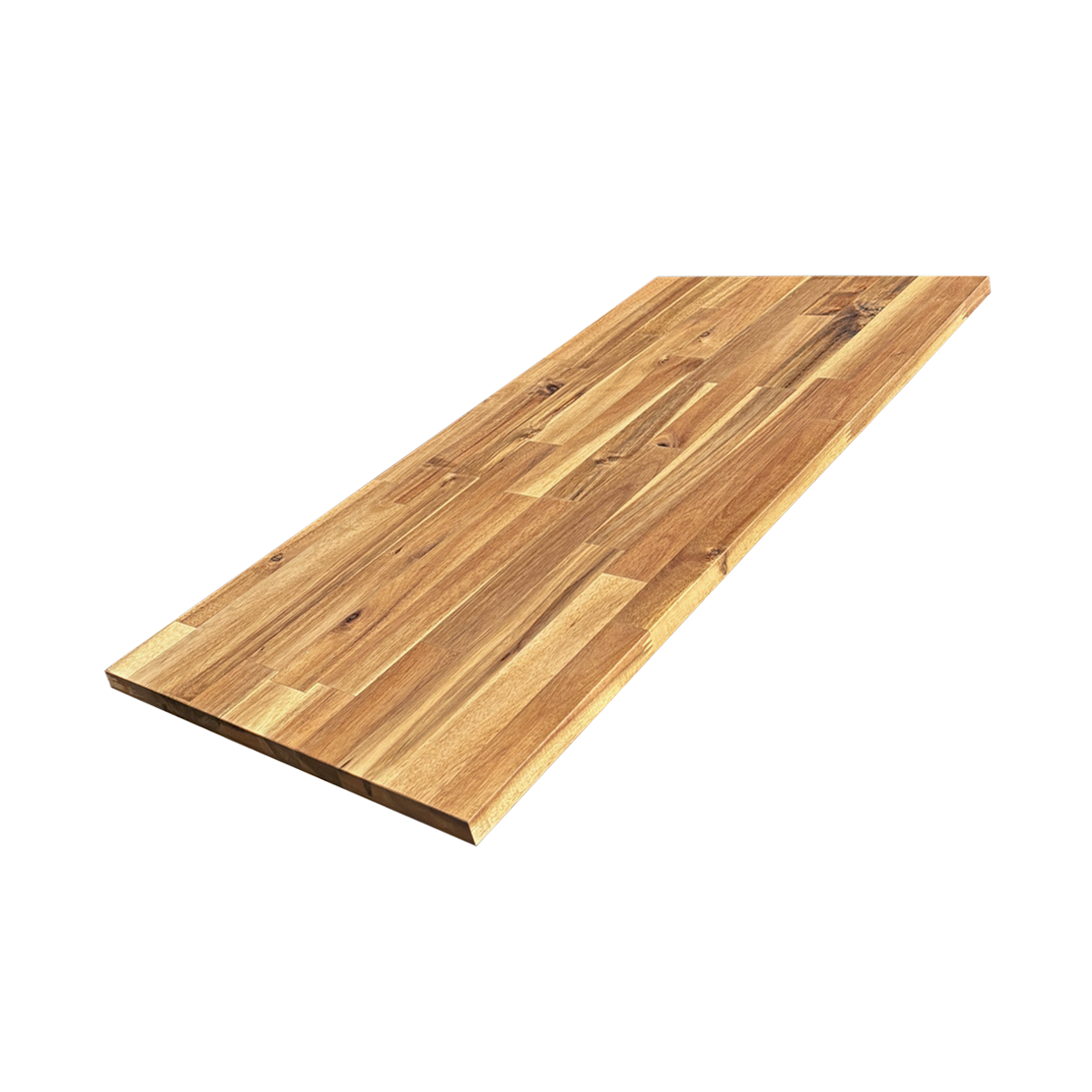 Tablette Acacia Pré-Huilé Teck Abouté, L.80 cm x l.40 cm, Ep.18 mm ...