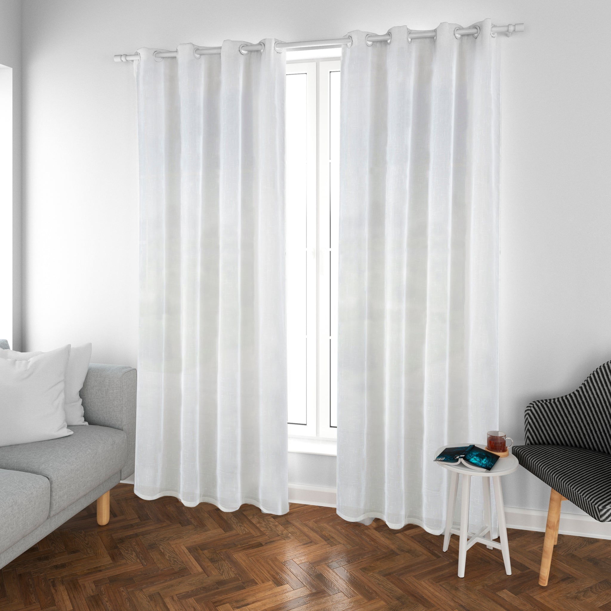 Aitsse Cortinas De Salón Translúcidas Modernas Y Elegantes 140x260cm