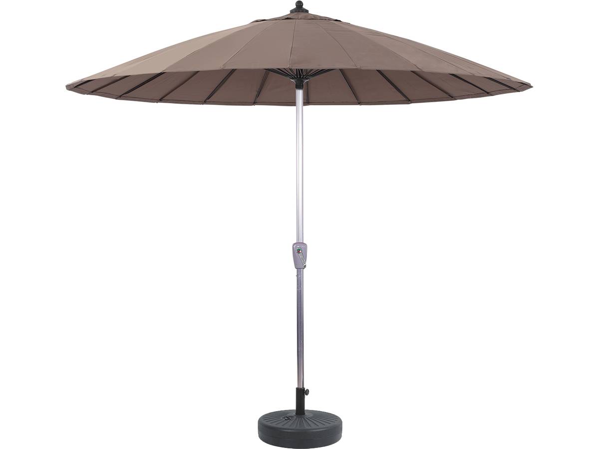 Parasol jardin droit Alu "Lili" - Style Japonais - Ø2.7m - Coloris ...