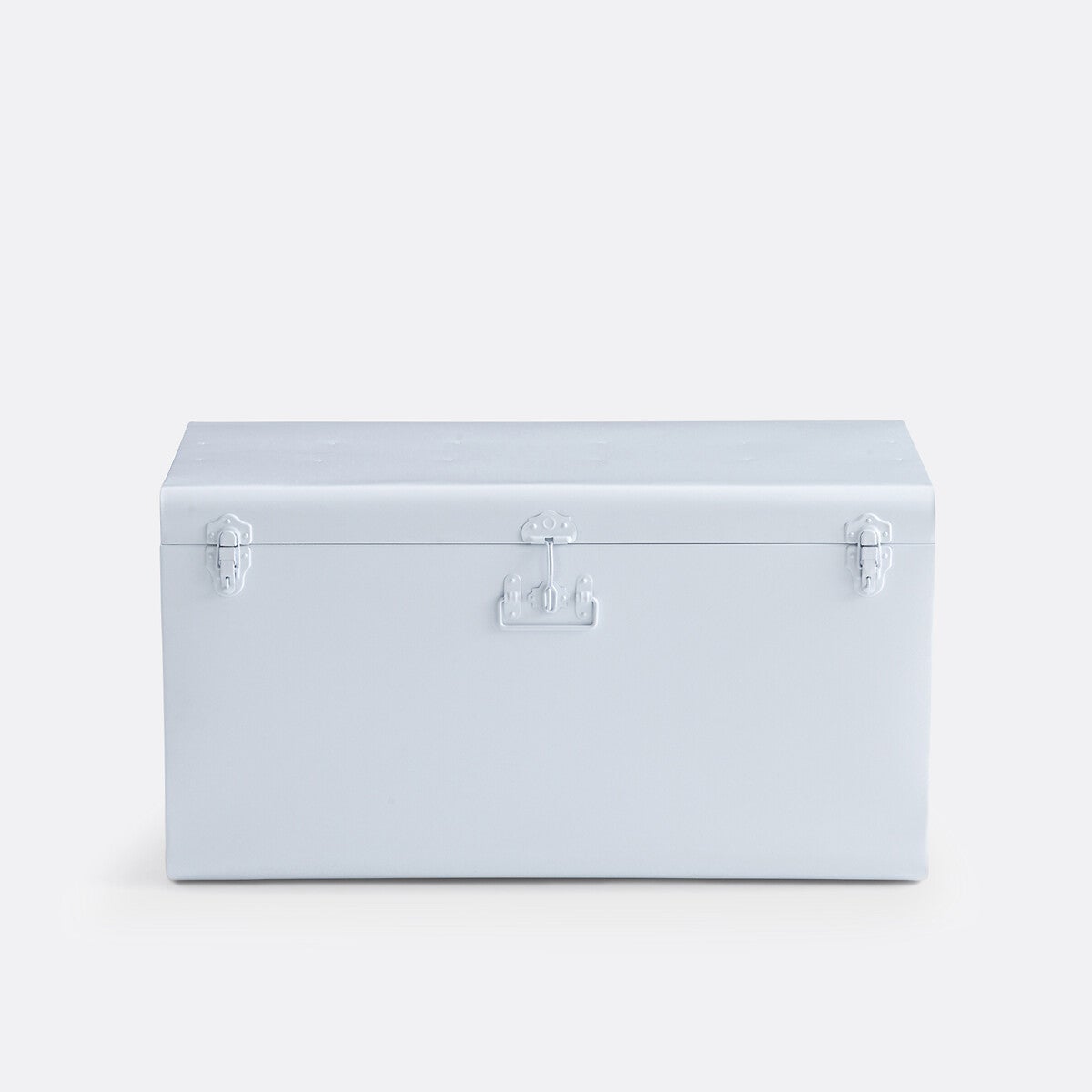 Malle de rangement en métal acier XXL, Masa - Blanc - taille unique ...