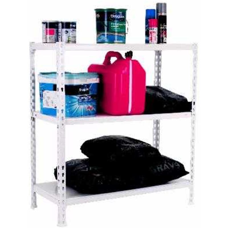 Étagère métallique sans vis ECOCLICK PLUS 3/500 900 BLANC. | Leroy Merlin