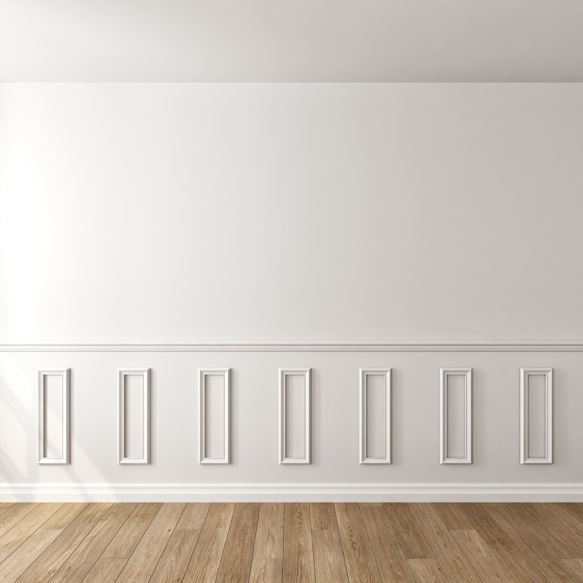 Kit de Moulures Murales Classiques en Bois FSC - Installation Facile ...