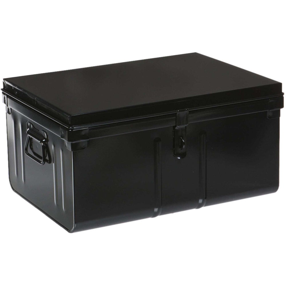 Malle de rangement métal bleu Dax L 57 x 31 x P 45cm | Leroy Merlin