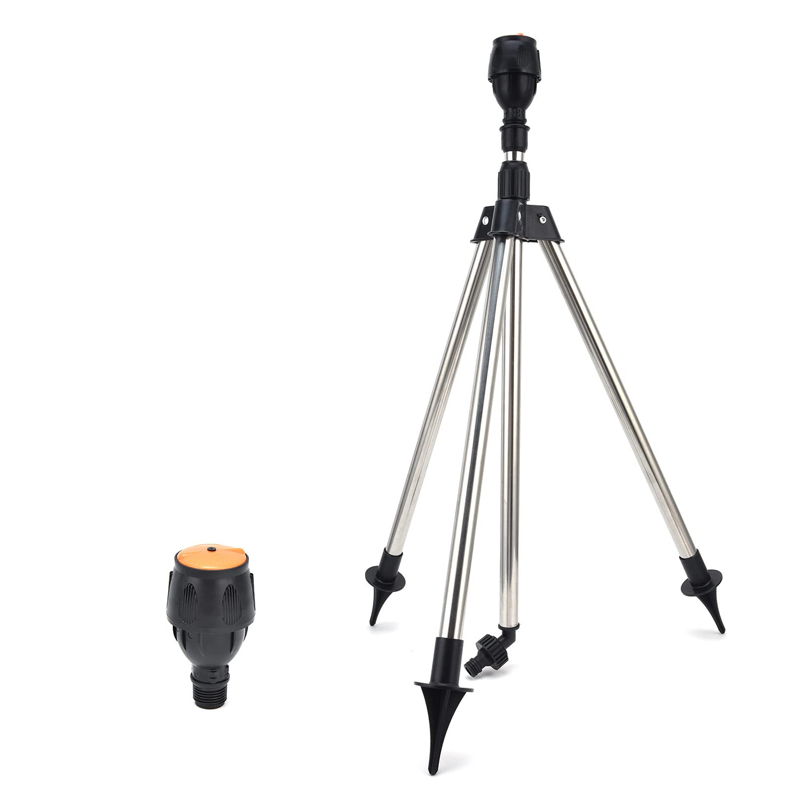 Arroseur rotatif automatique avec trépied Buse d'arrosage à 360 degrés ...