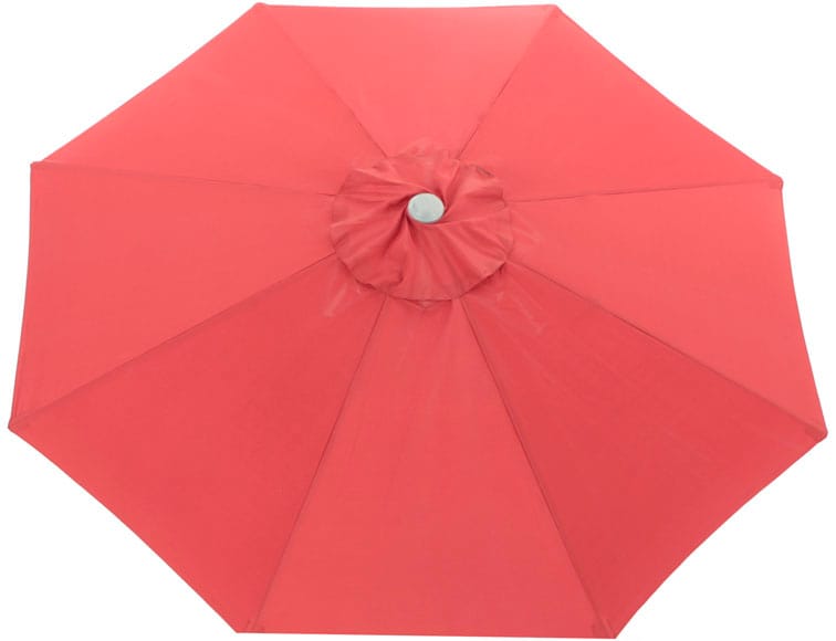 Toile pour parasol en polyester rouge de 300x300 cm | Leroy Merlin