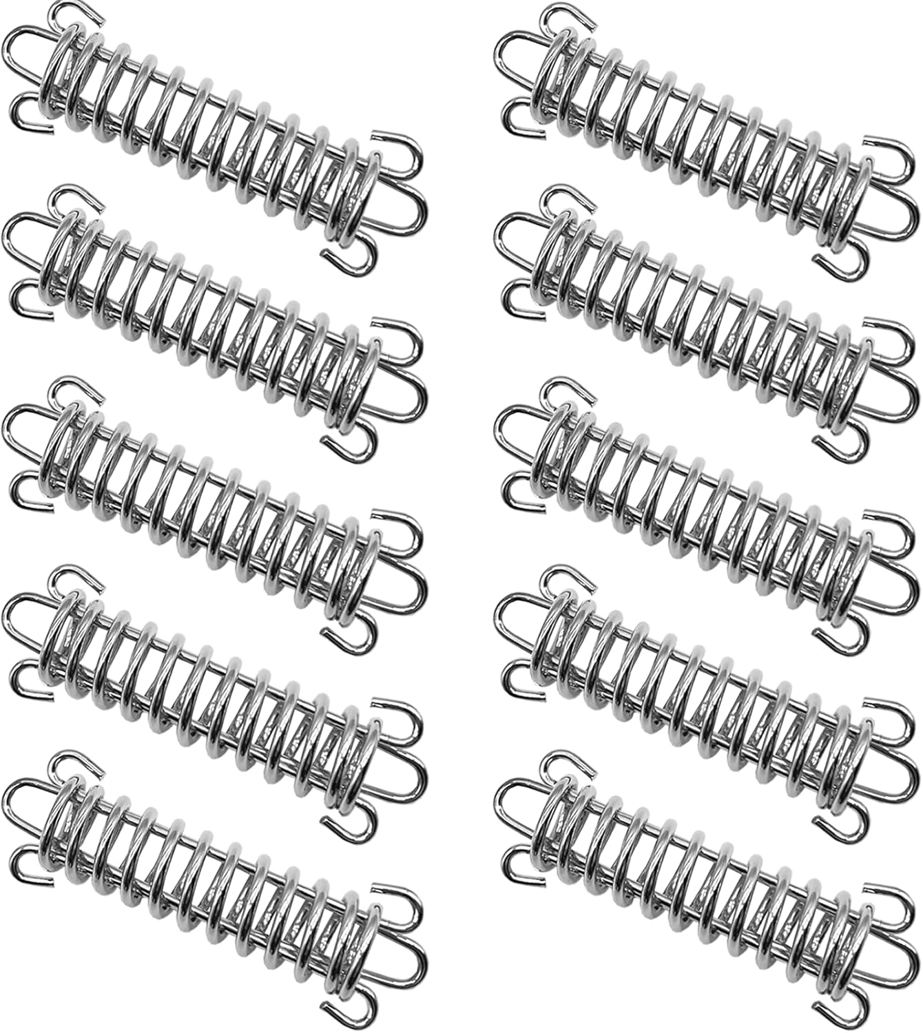 10 piezas de tensor de resorte de acero inoxidable con cierre de cordón ...