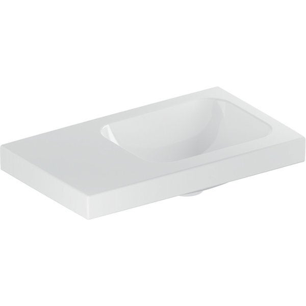 Geberit iCon Light lavabo con enjuague manual, 53 cm x 31 cm, sin ...