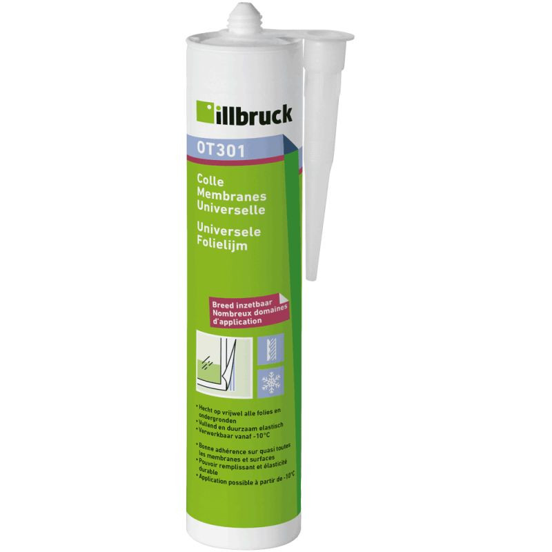 OT301 - Colle membranes d'étanchéité - Illbruck - 310 ml | Leroy Merlin