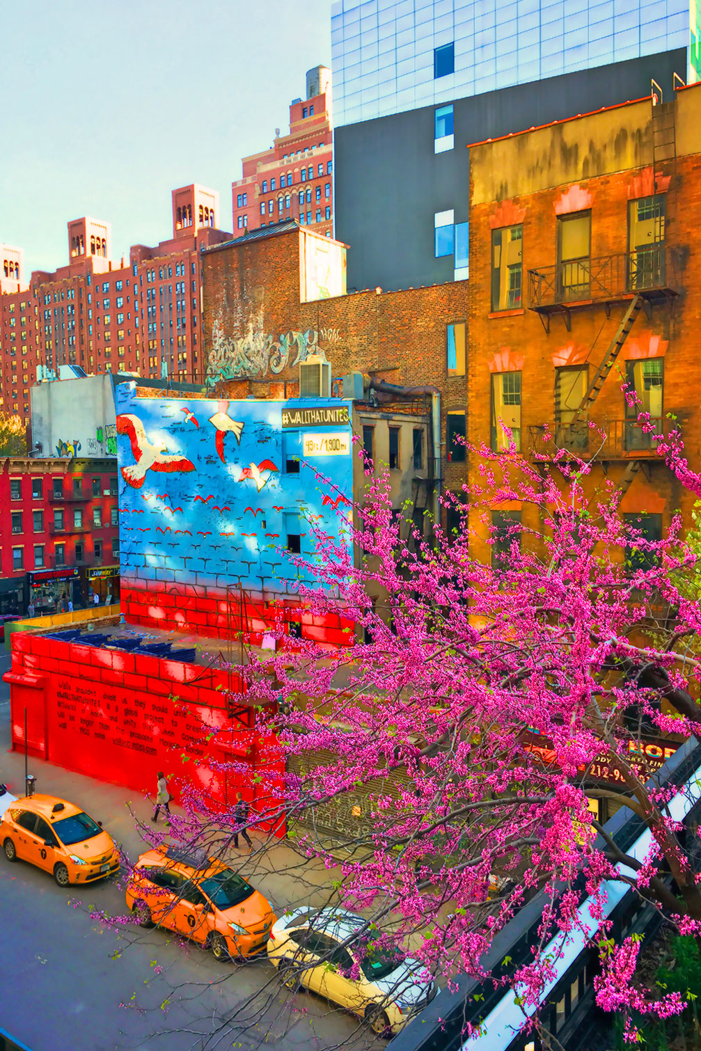 Tableau new york street art in manhattan - 40x60cm | Leroy Merlin