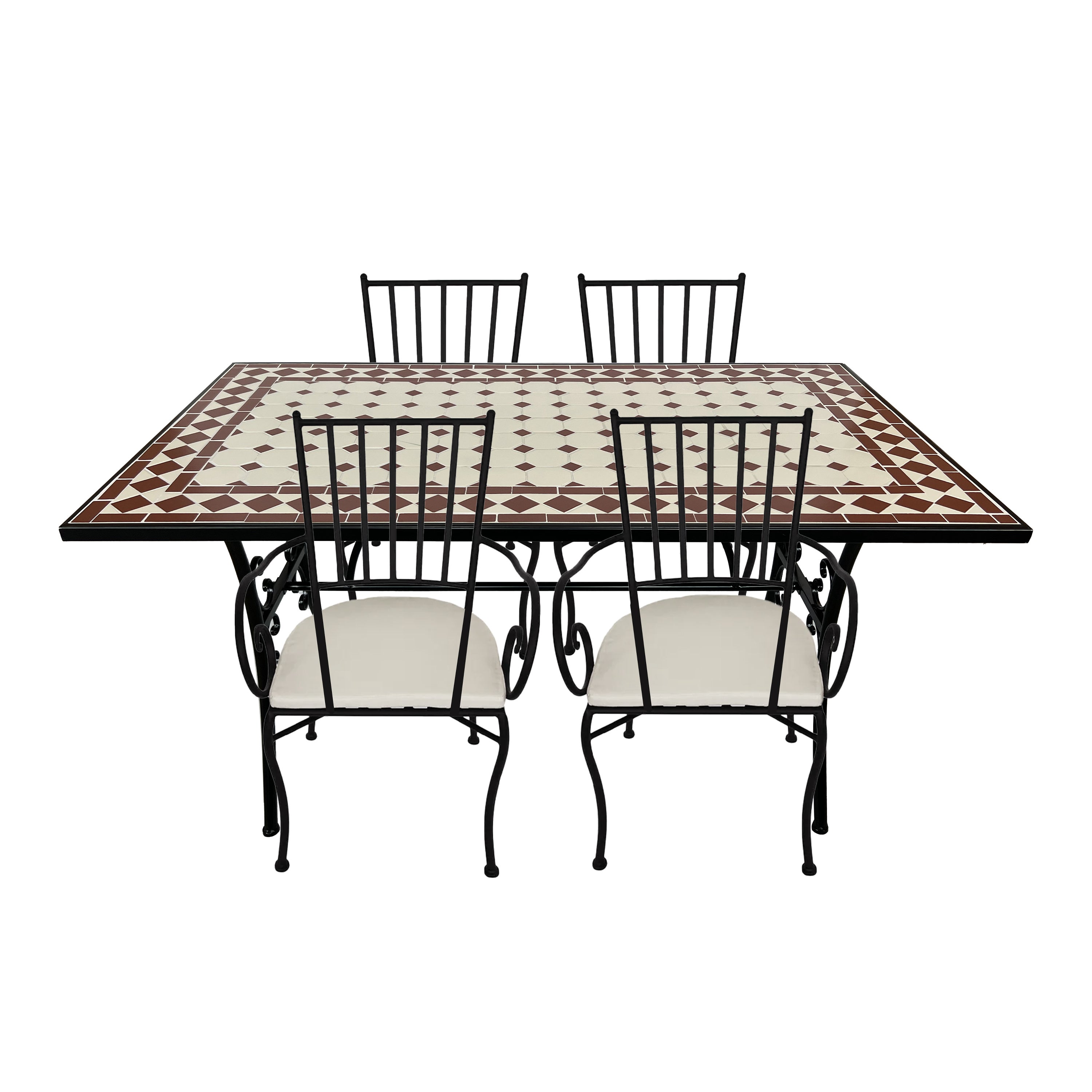 AXI Leonie Table et Chaise Bistrot, 4 Chaises 1 Table, Ensemble Bistro ...