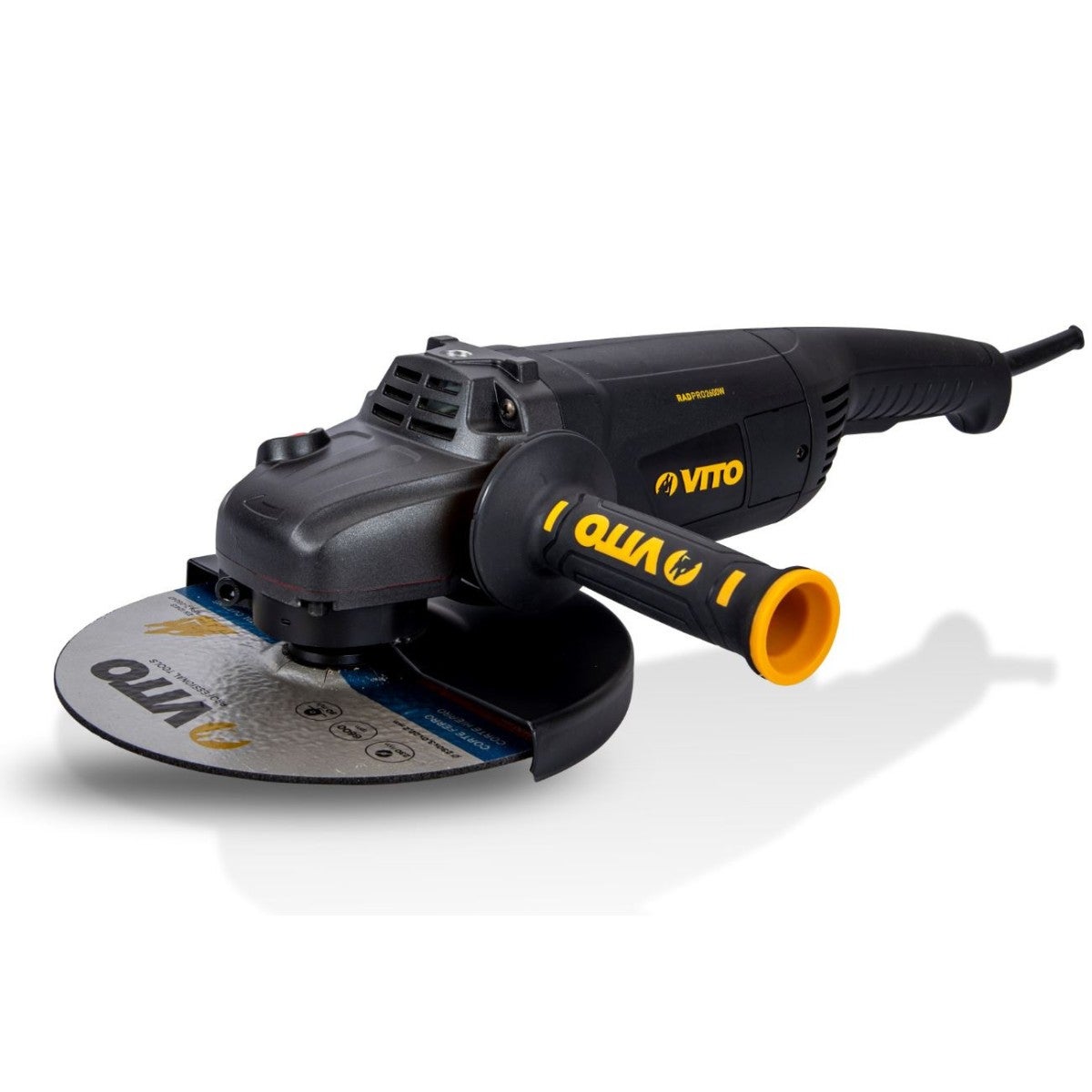 Meuleuse d'angle 230mm 2600W Professionnelle Poignée latérale VITO ...