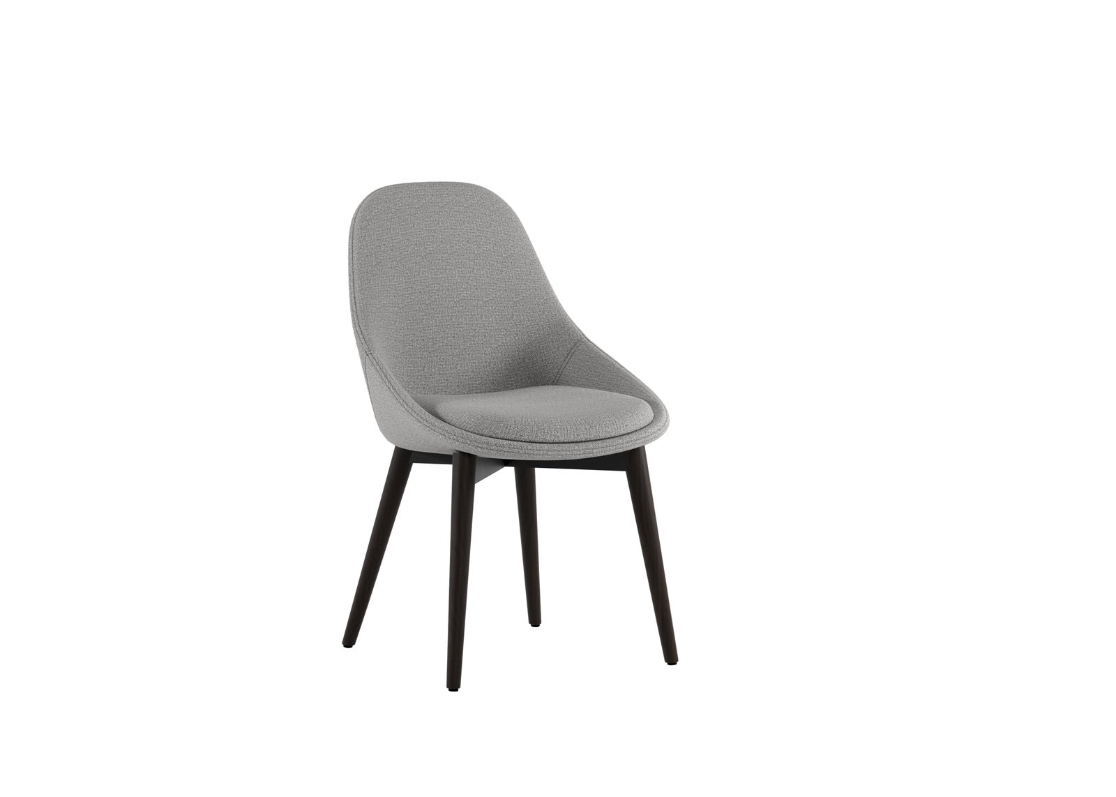 Astrid Chaise en tissu gris 4 pcs | Leroy Merlin