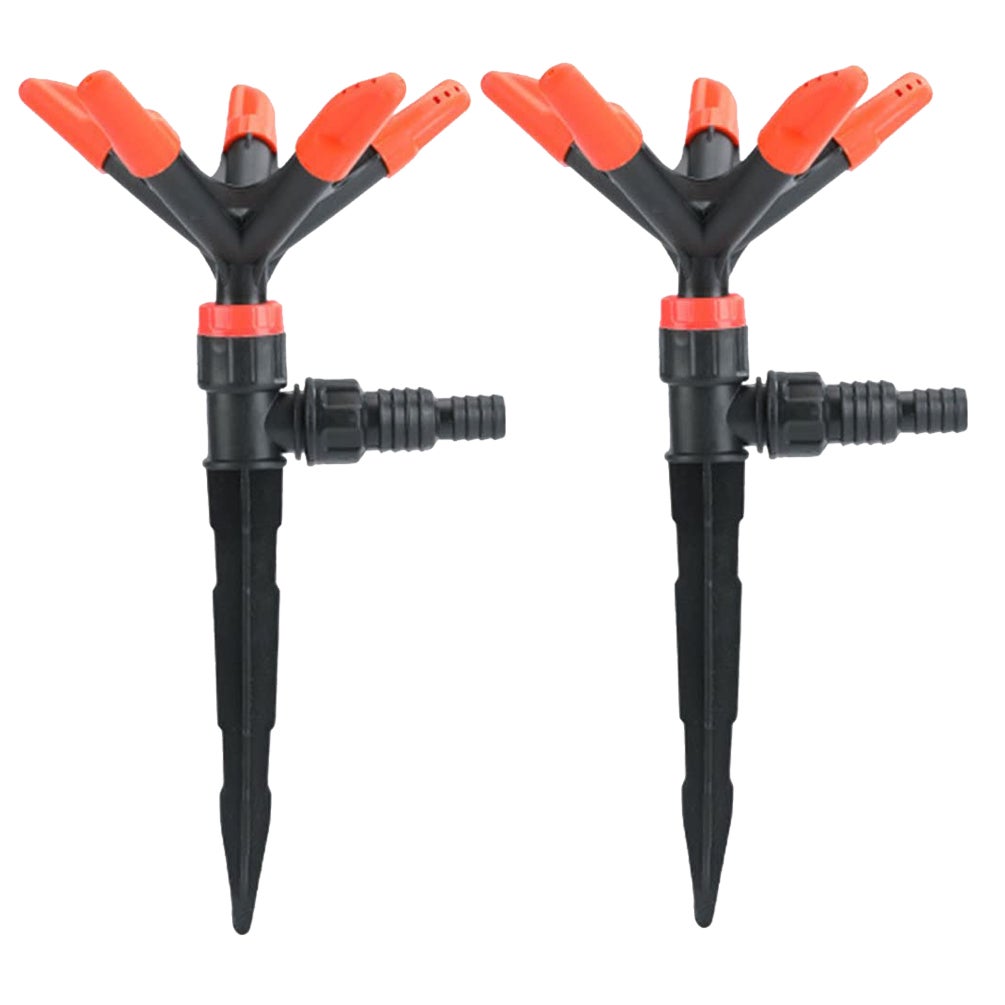 2 aspersores automáticos de jardín con rotación de 360 grados, sistema ...