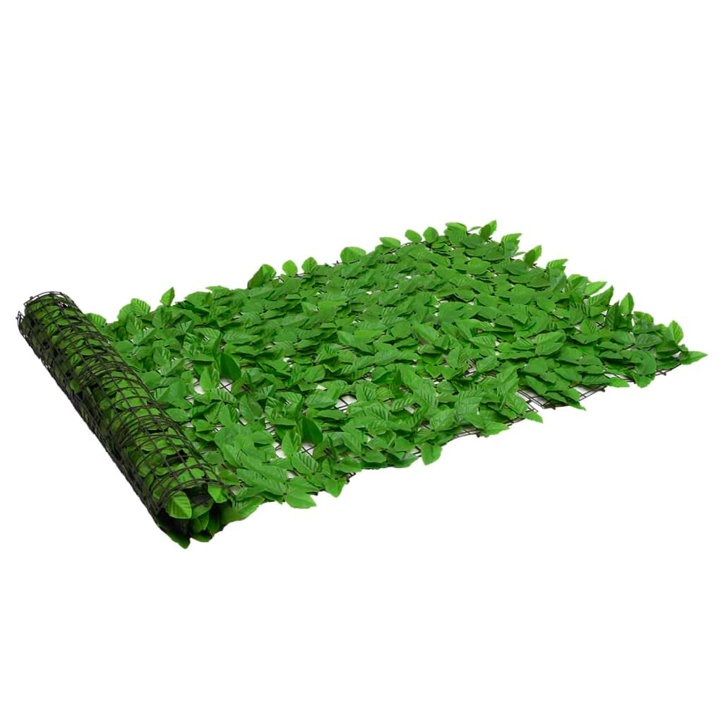 Store de balcon avec feuilles vertes 400x100 cm - COMFORTXL | Leroy Merlin