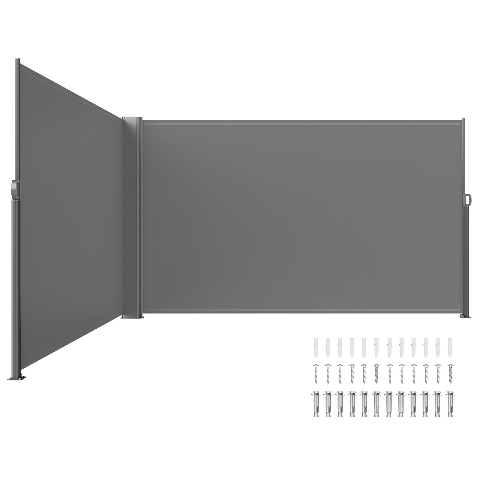 Paravent Retractable Exterieur Double 71x236pouces,VEVOR Store Lateral ...
