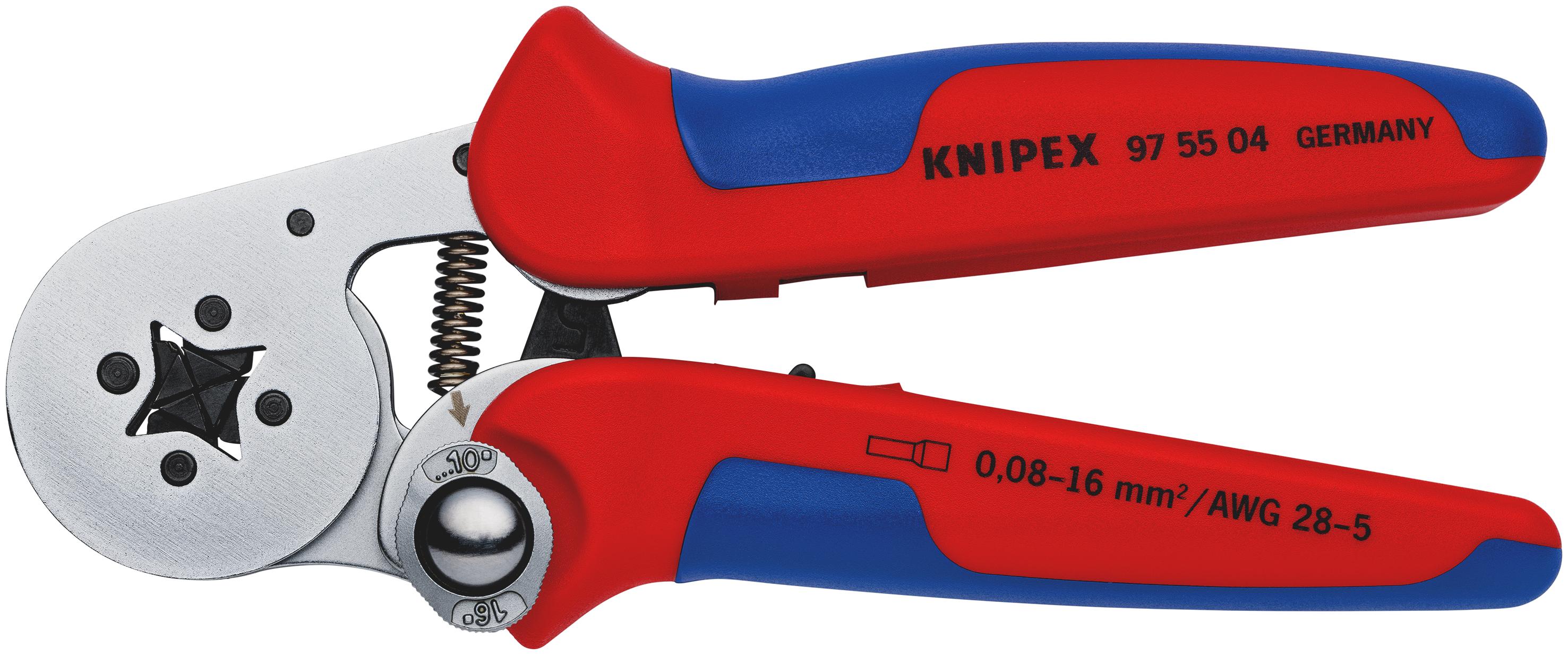 KNIPEX 97 55 04 SB Pince à sertir auto-ajustable pour embouts de | Leroy Merlin