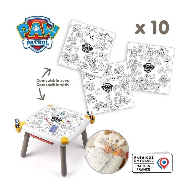 Smoby - Recharge Coloriages pour la Kid table créative - 10 feuilles de ...