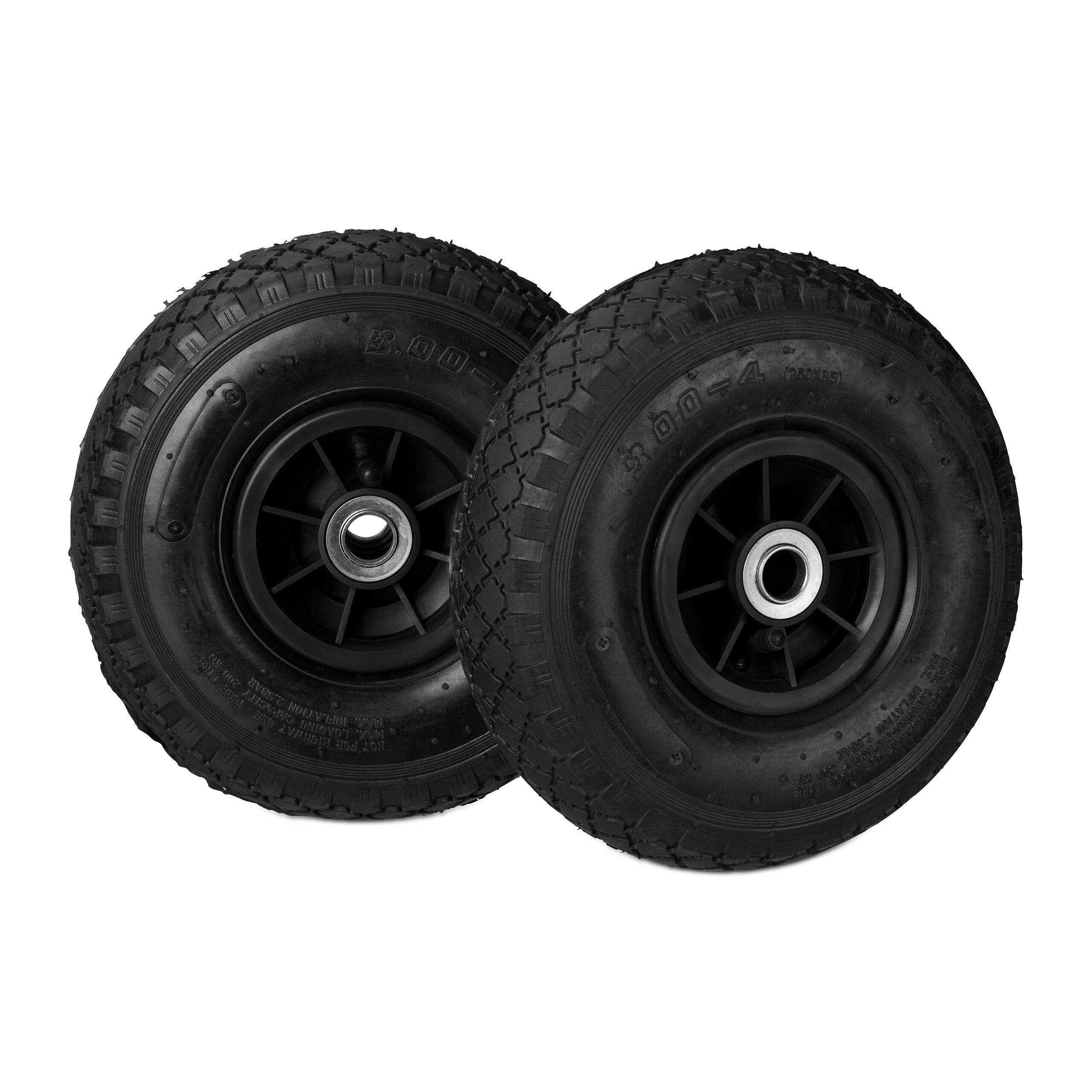 Roue de diable, lot de 8, roues de brouette, roue de rechange axe, 3.00 ...