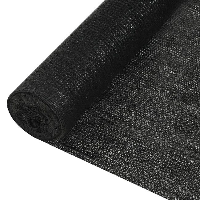 Filet Brise Vue Clôture Brise Vue Noir 1x10 M Pehd 150 G M² Cfw33226