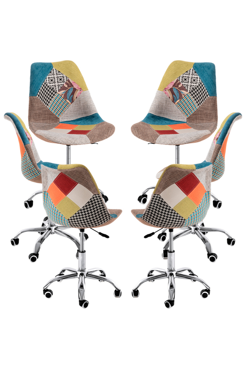 Pack 6 Sillas Neo Patchwork - Patchwork Clear | Leroy Merlin