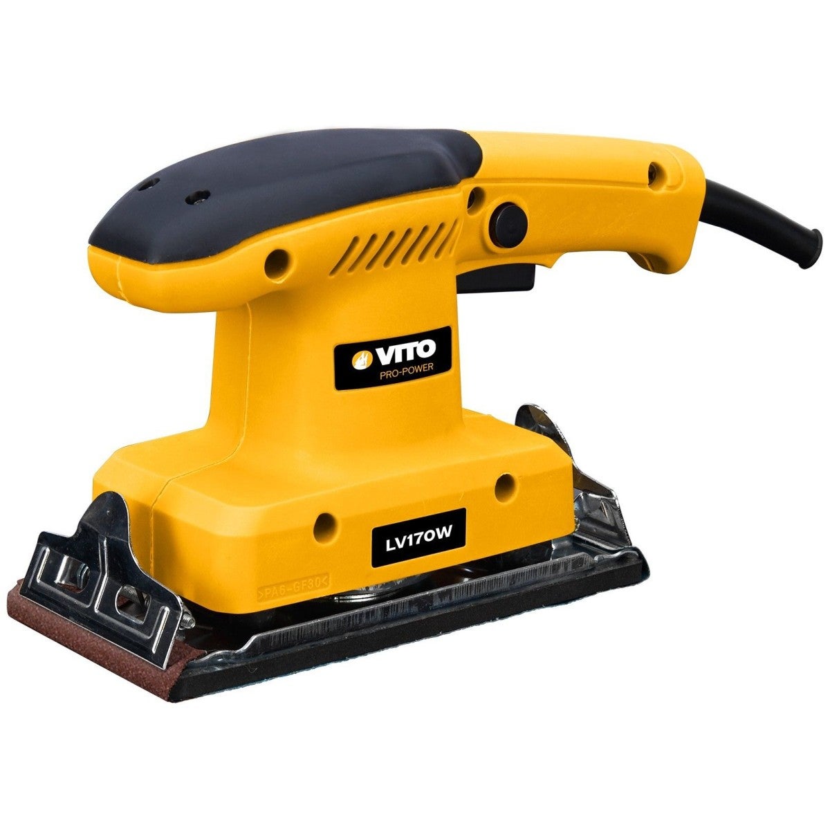 Ponceuse vibrante 170W Surface de ponçage 90 x 187 mm Changement du ...