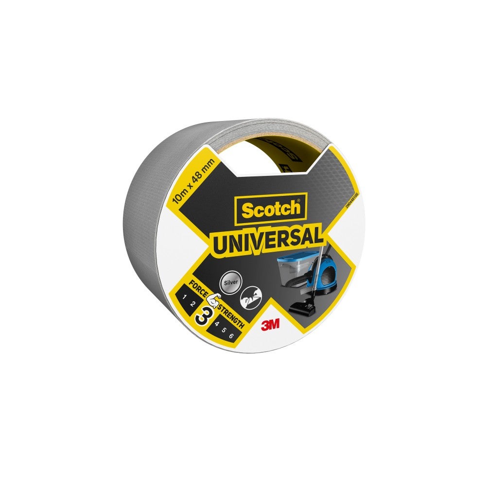 SCOTCH Adhesivo de reparación universal, una cara L.10 mx l.48 mm gris ...