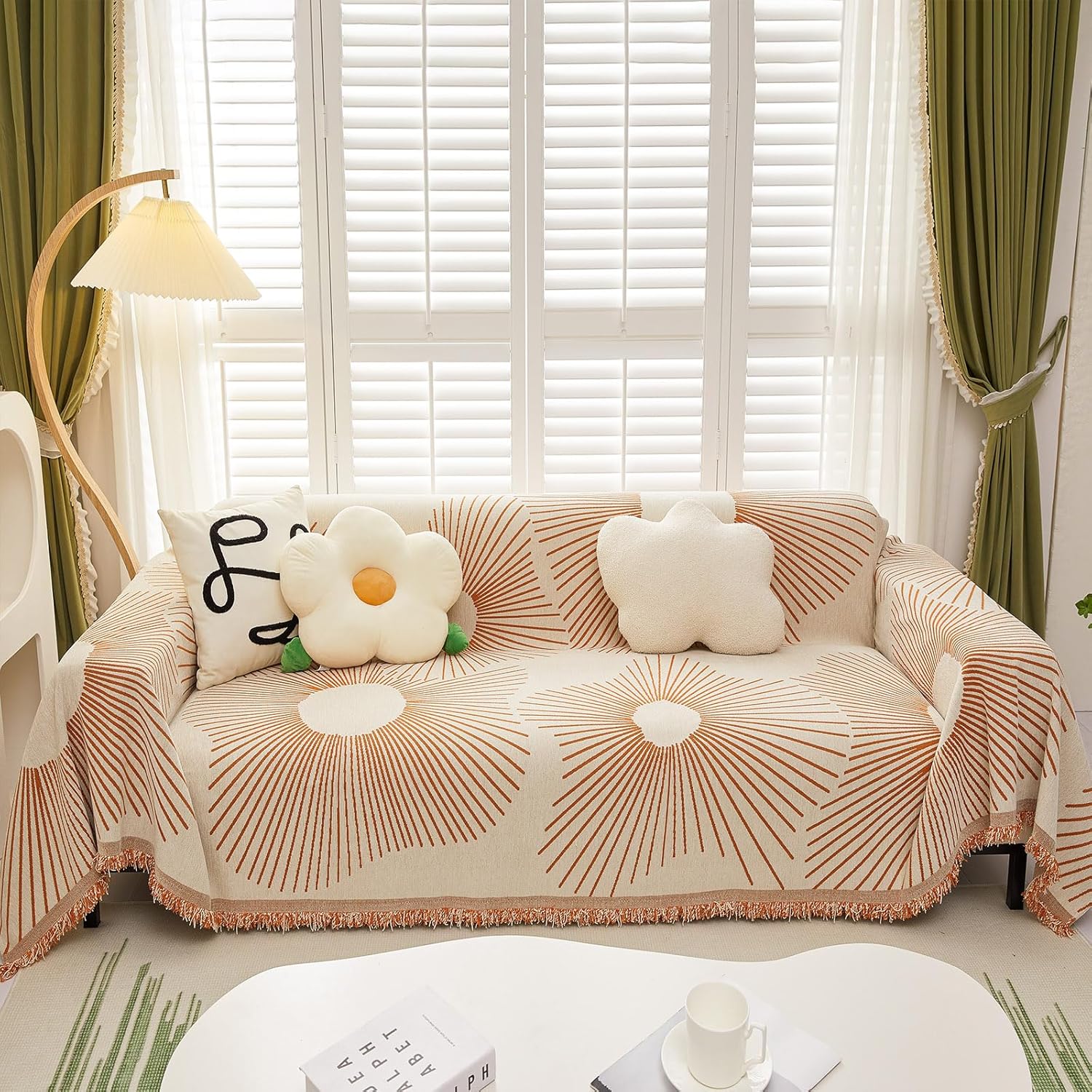 Pokrowiec na sofę Chenille Single Sofa Cover dla psów i kotów ...