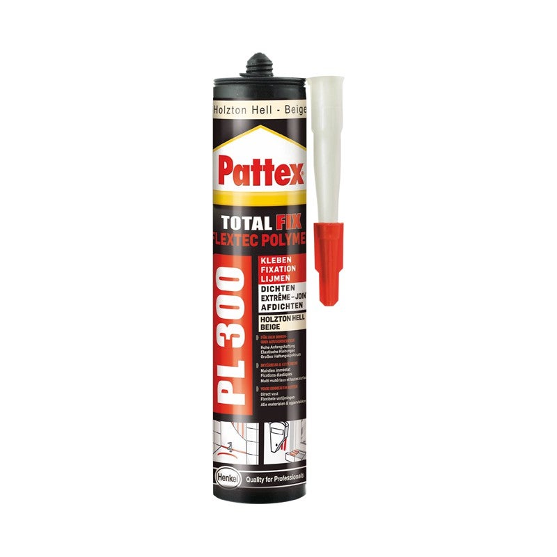 Pattex Colle montage PL300 Total Fix 300ml trans (Par 12) | Bricoman