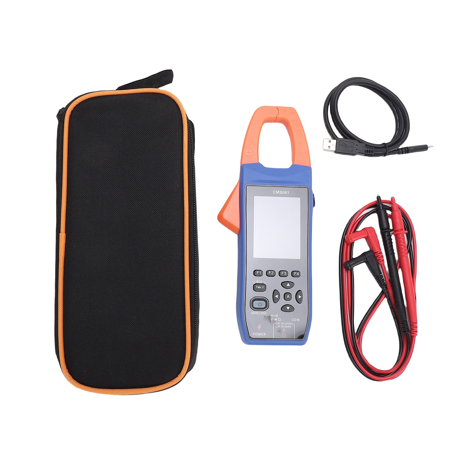 3 in 1 numérique Oscilloscope pince multimètre 600A AC/DC Support Real ...
