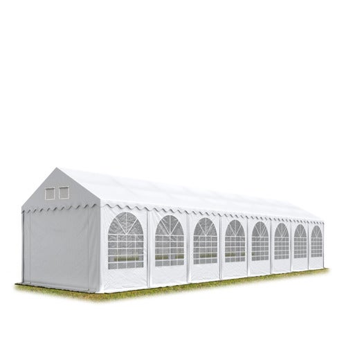 4x24 m XXL tente de réception Barnum, PVC 1400, anti-feu, H. 2,6 m ...