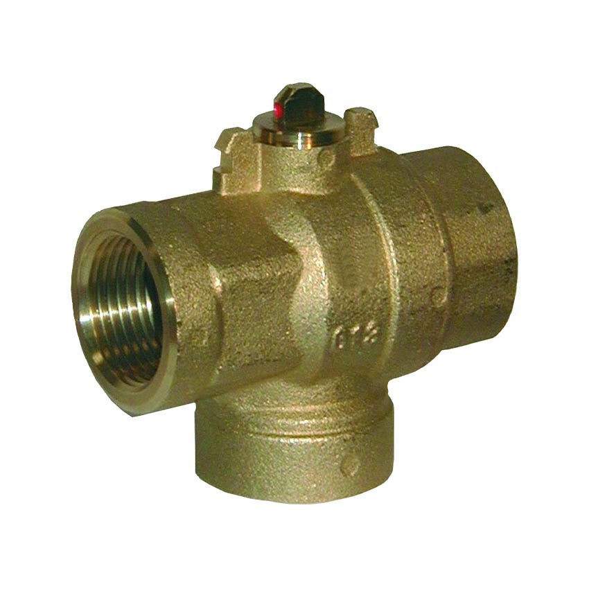 Vanne à sphère motorisée à 3 voies Vanne de mélange à 3 voies 1 "ff ...