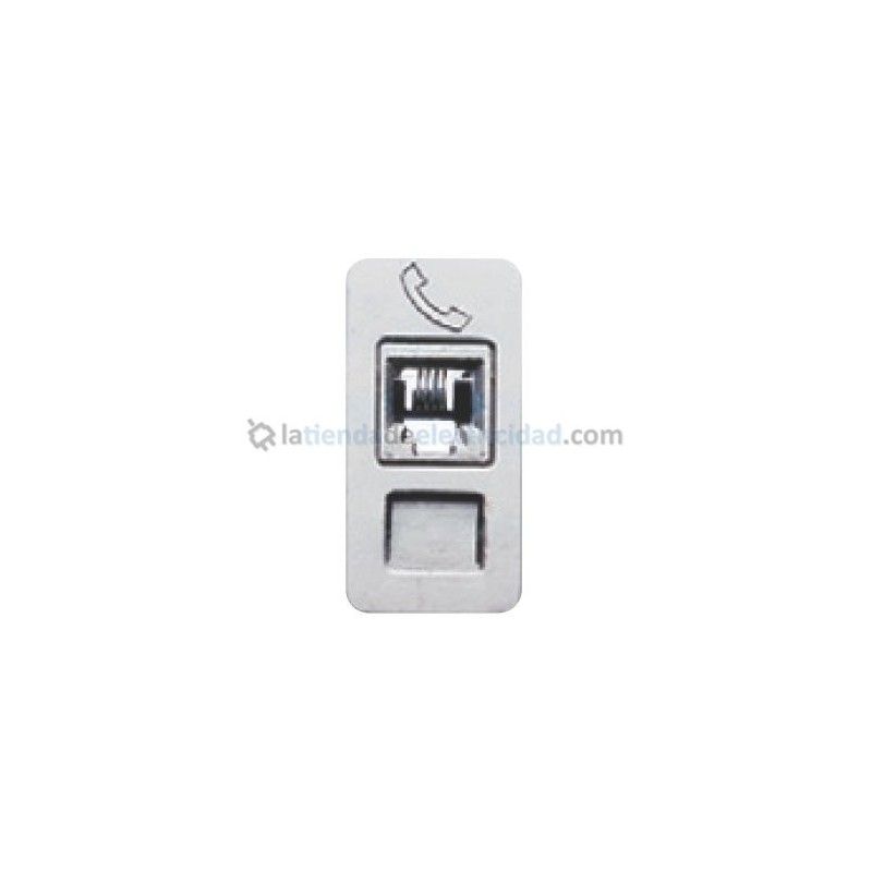 Prise téléphonique RJ11 étroite BLANC BJC 16082 | Leroy Merlin