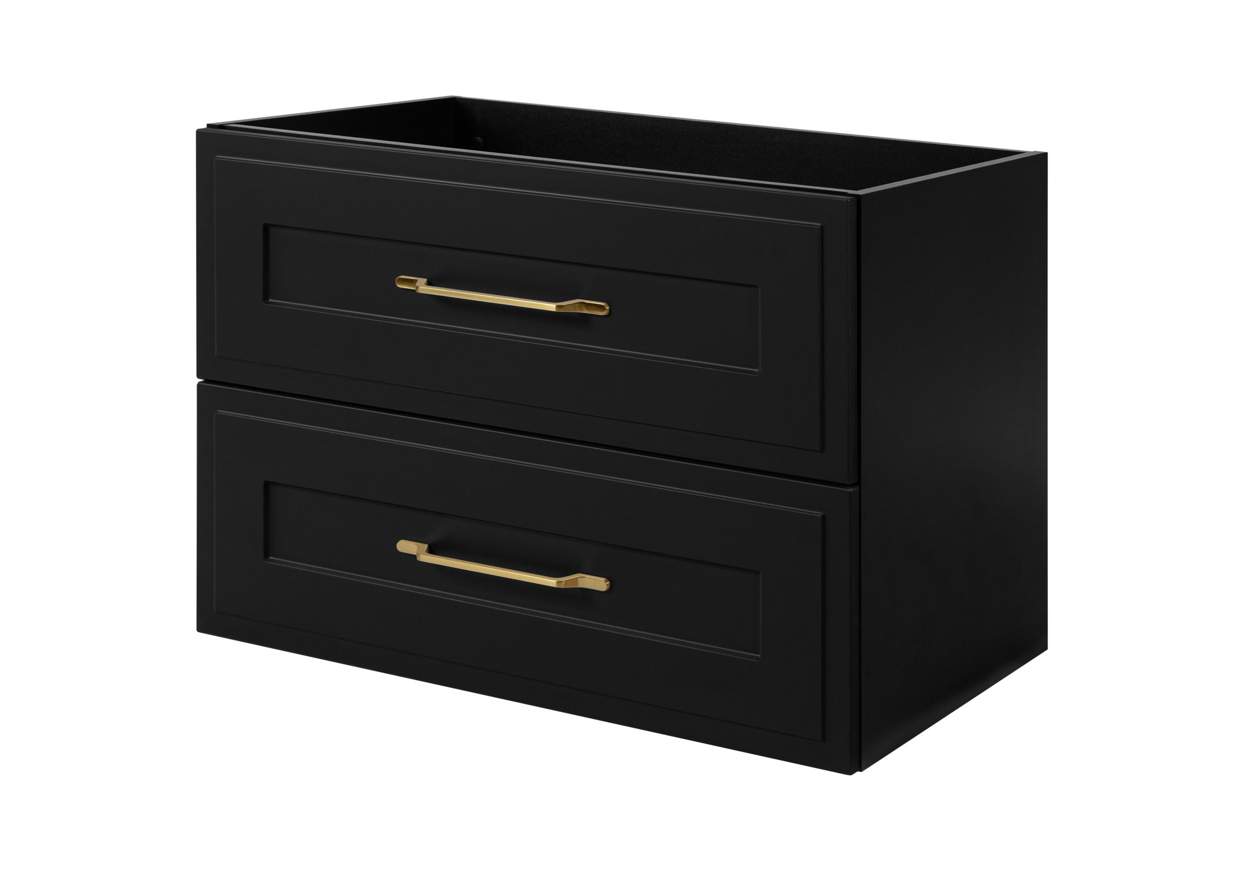 Meuble sous lavabo de style classique en noir, 80 x 57 x 46 cm | Leroy ...