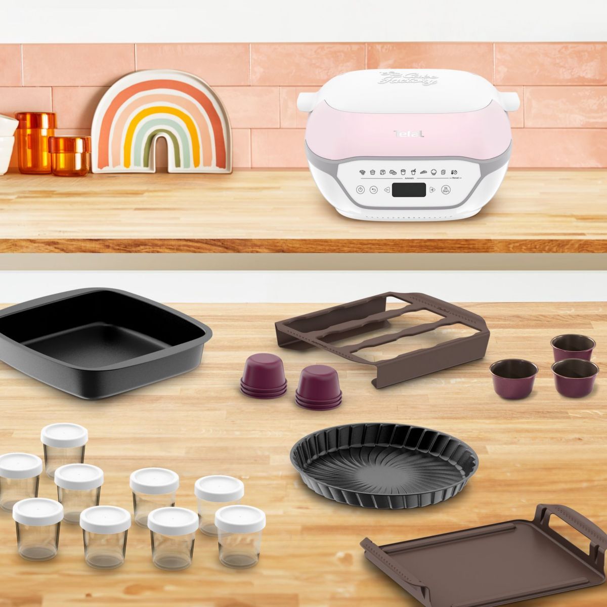 Machine à gâteaux TEFAL Cake Factory Infinity KD850110 | Leroy Merlin