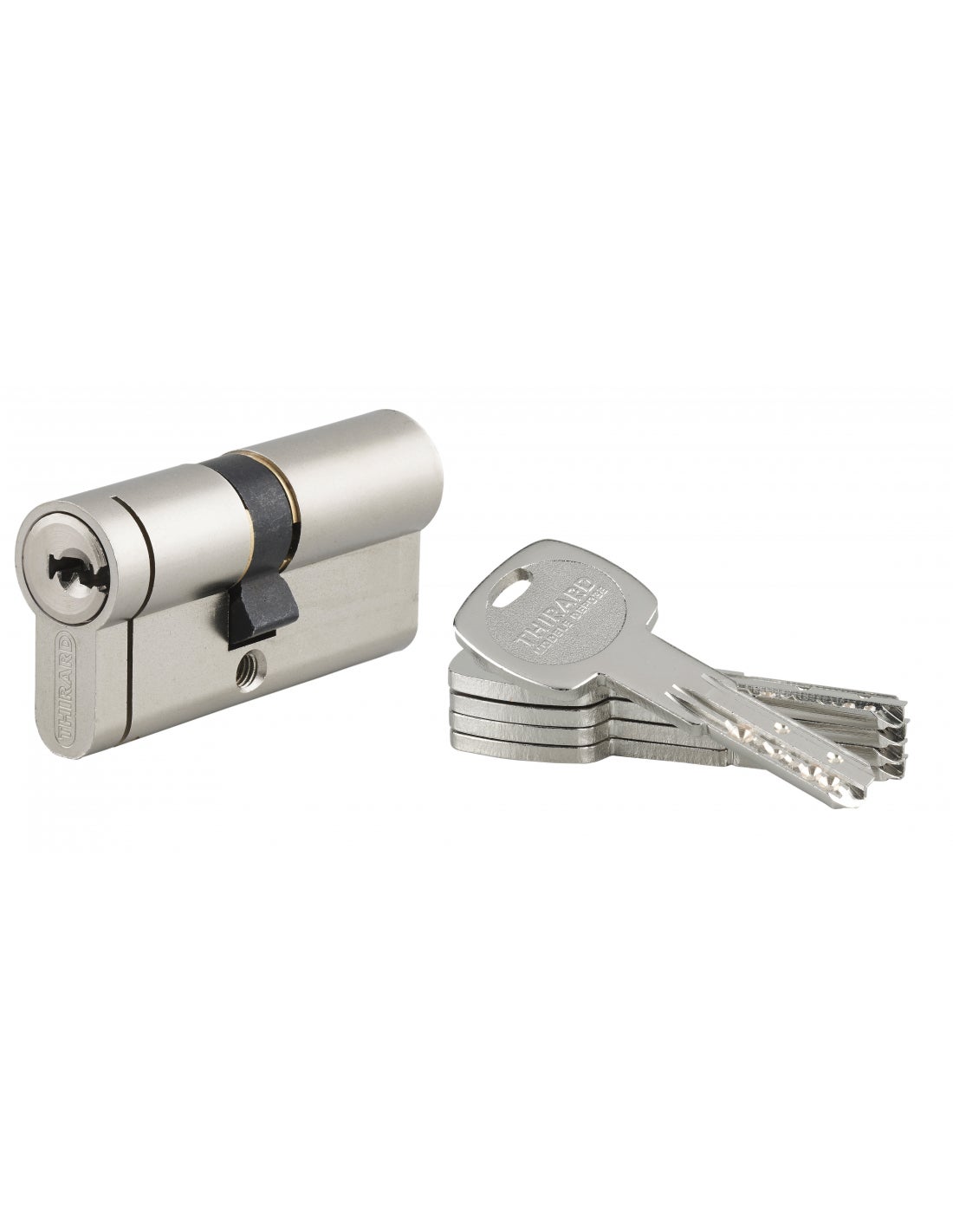 THIRARD - Cylindre de serrure double entrée Transit 2, 35x30mm, nickel ...