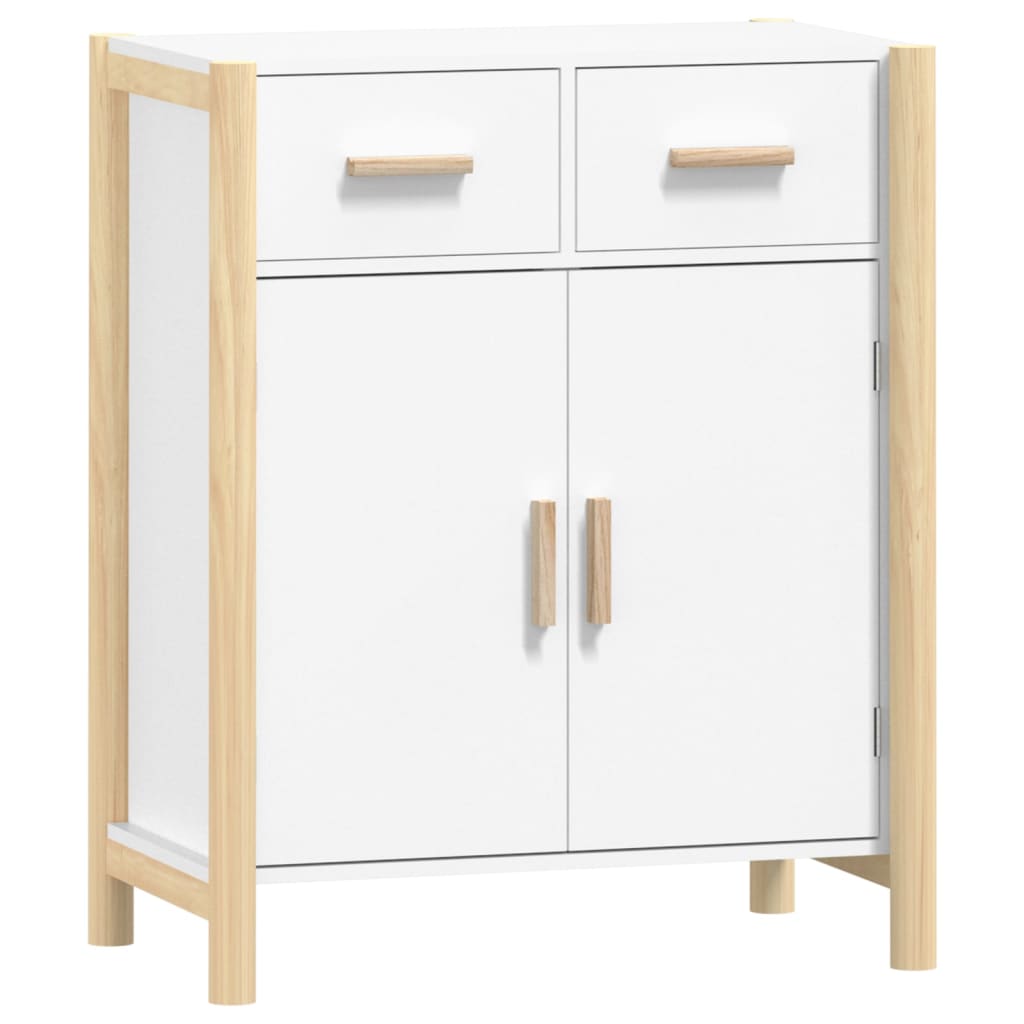 Buffet en contreplaqué blanc 62x38x75 cm - COMFORTXL | Leroy Merlin