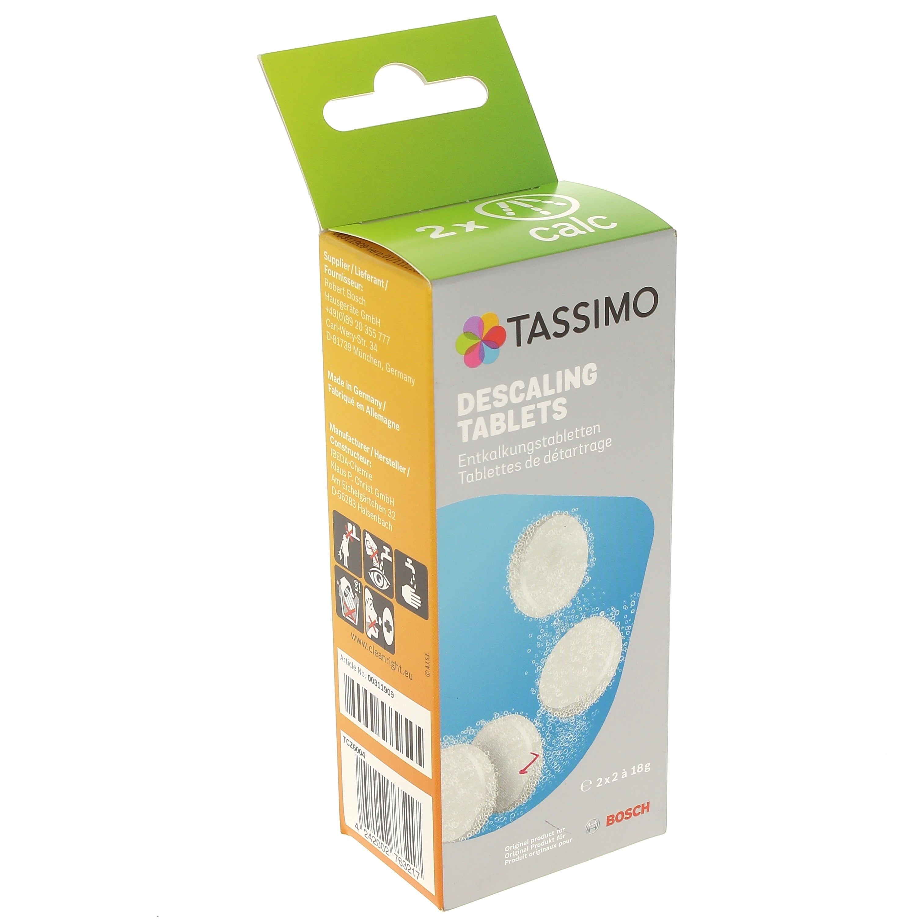 Pastillas descalcificadoras Tassimo 00311909 | Leroy Merlin