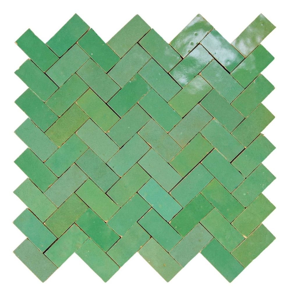 Zellige Marocain - Chevron - Carrelage mur - Terre De Zellige - (prix ...