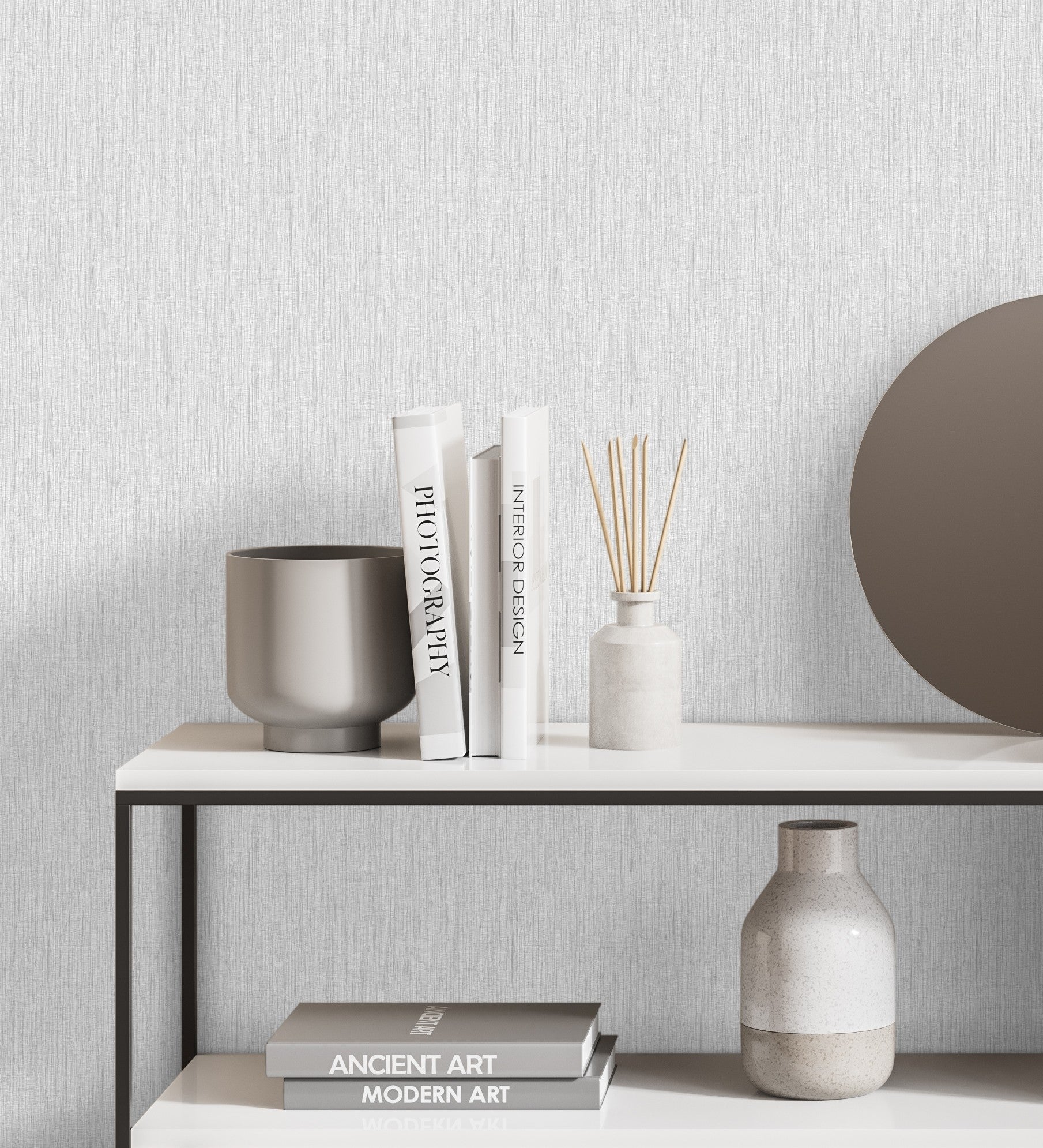 Papier peint vinyle lessivable texture en relief - Belice 680953 de ...