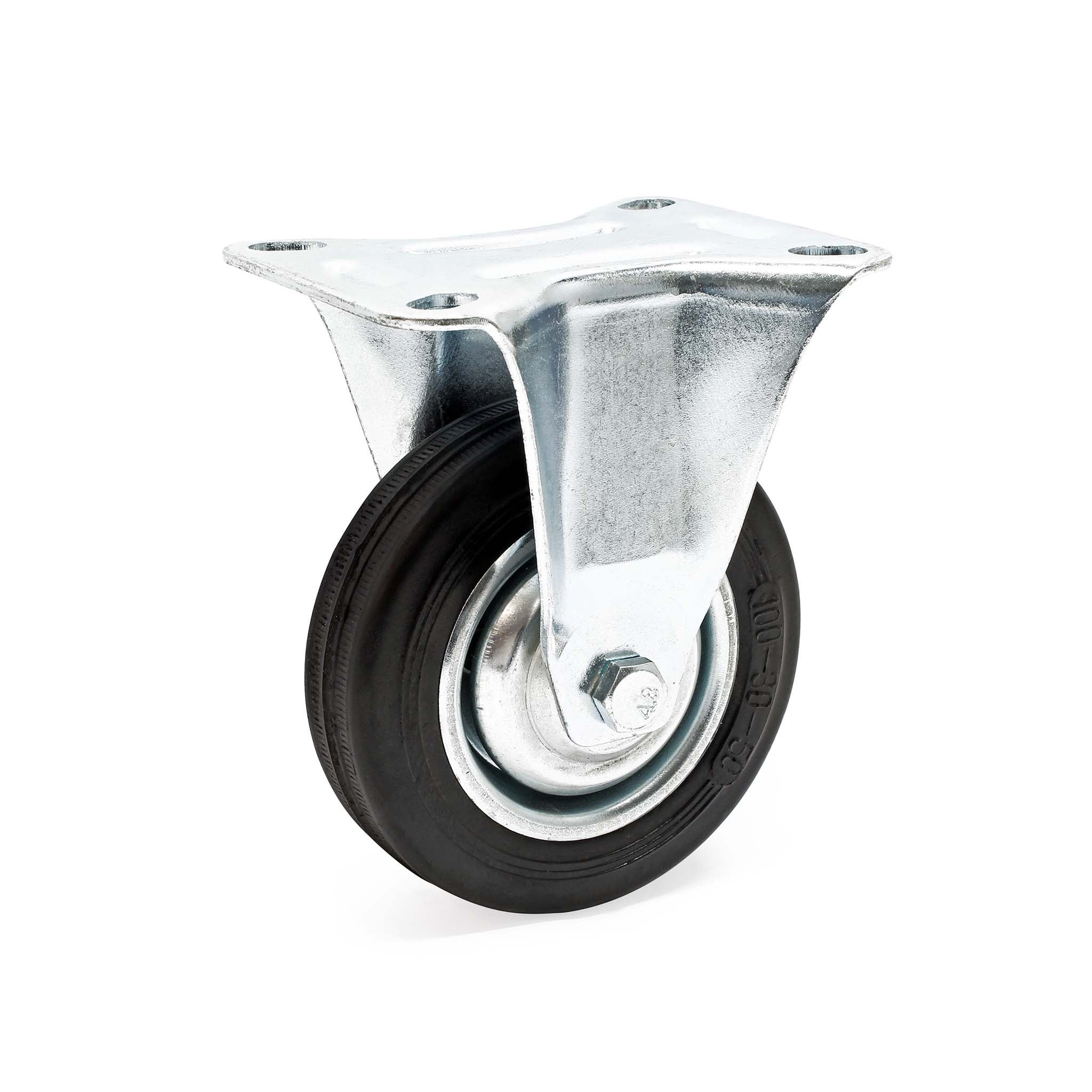 Wiltec Roulette de transport fixe – Ø 100 mm – Capacité 70 kg – en ...