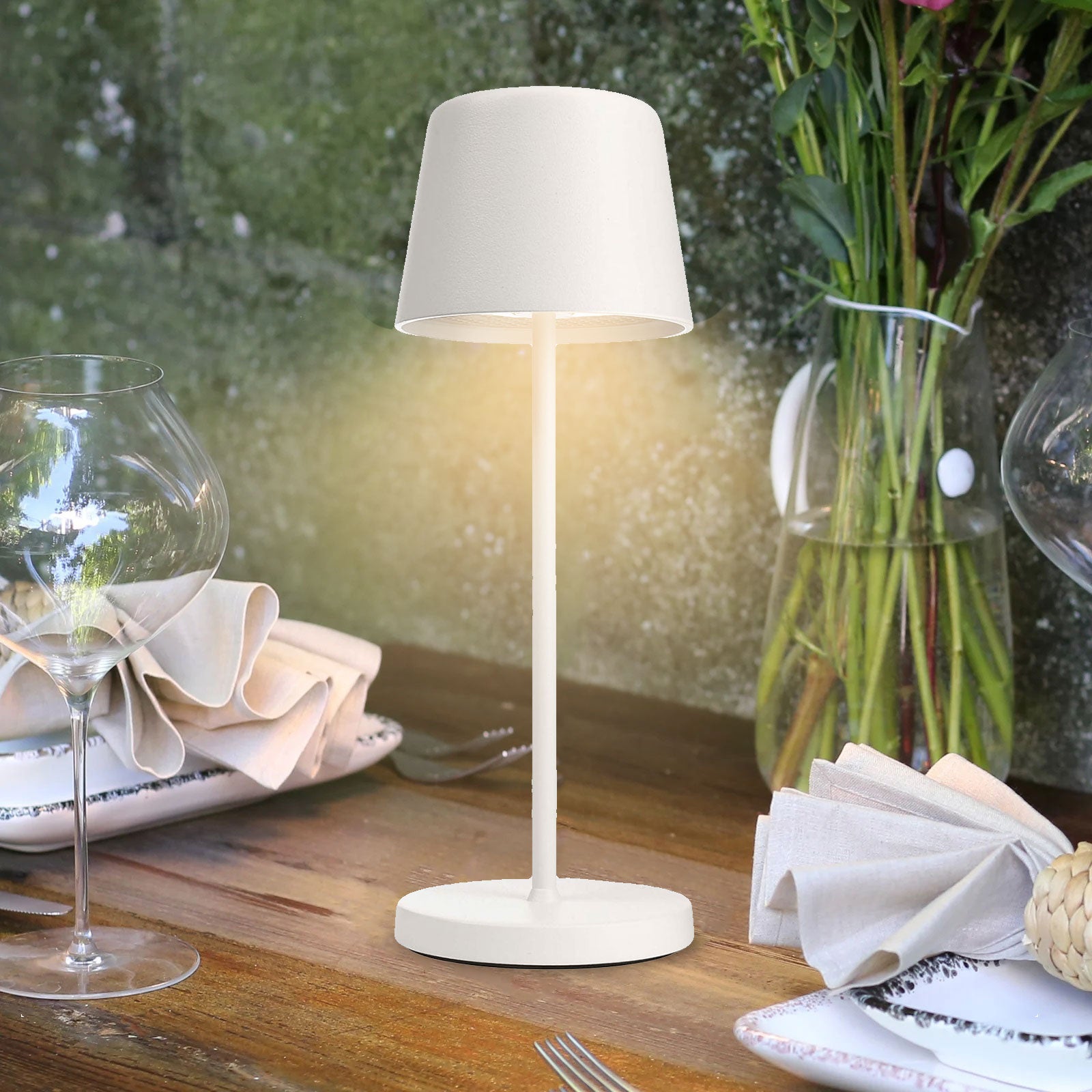 CANIS MINI Lampe de table sans fil moderne IP65 USB rechargeable ...