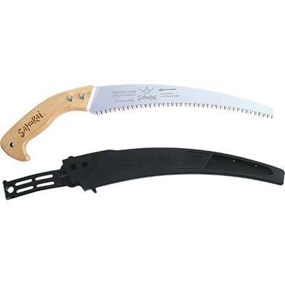 Scie Samurai courbe, manche en bois 330 mm | Leroy Merlin